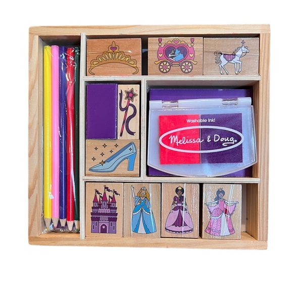 Melissa & Doug | Toys | Melissa Doug Princess Stamp Set | Poshmark
